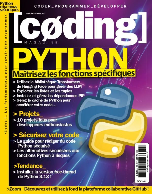 Coding magazine n°30 - Version numérique - MonMag